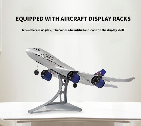 Quality AiJH 747 3CH Model Flying Jet Perfect for Beginner Operator Skill Level and 3 for sale