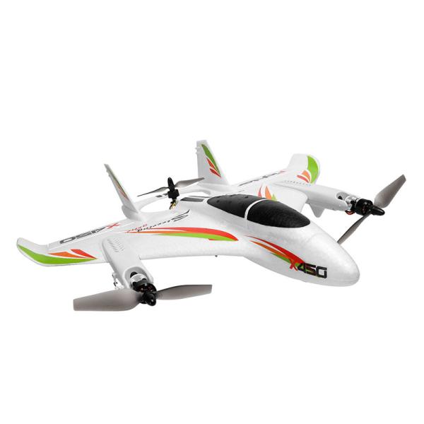 Quality WLtoys X450 Brushless Vtol RC Airplane 2.4G 6CH 3D/6G RC Helicopters Original AA for sale