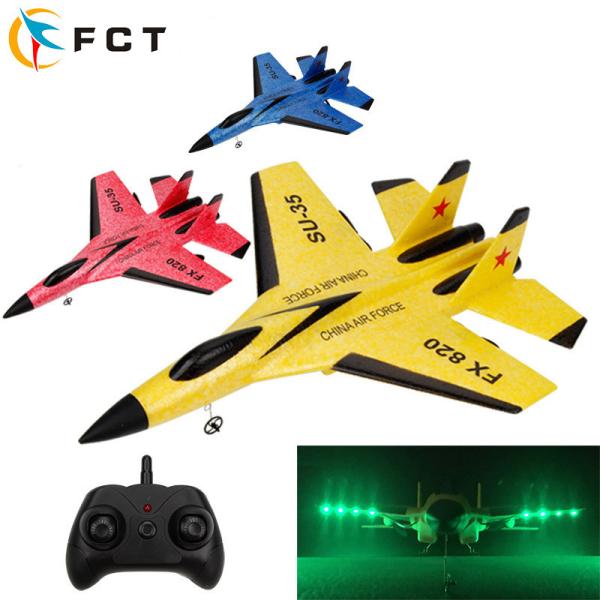 Quality App-Controlled FX620 SU35 Fighter Plane EPP Foam RC Glider Aircraft with and LED for sale