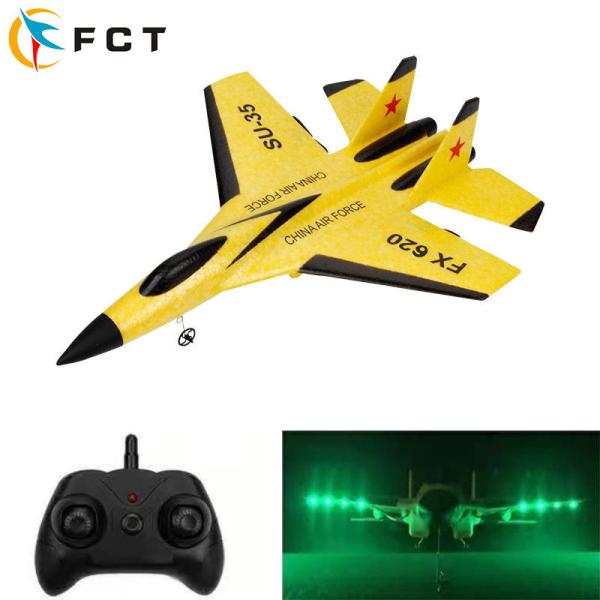 Quality App-Controlled FX620 SU35 Fighter Plane EPP Foam RC Glider Aircraft with and LED for sale