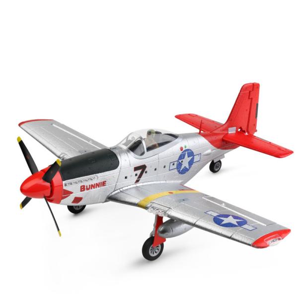 Quality Outdoor Radio Control Aircraft Volantex P51D 400mm 4-CH RTF for Adults and Children for sale