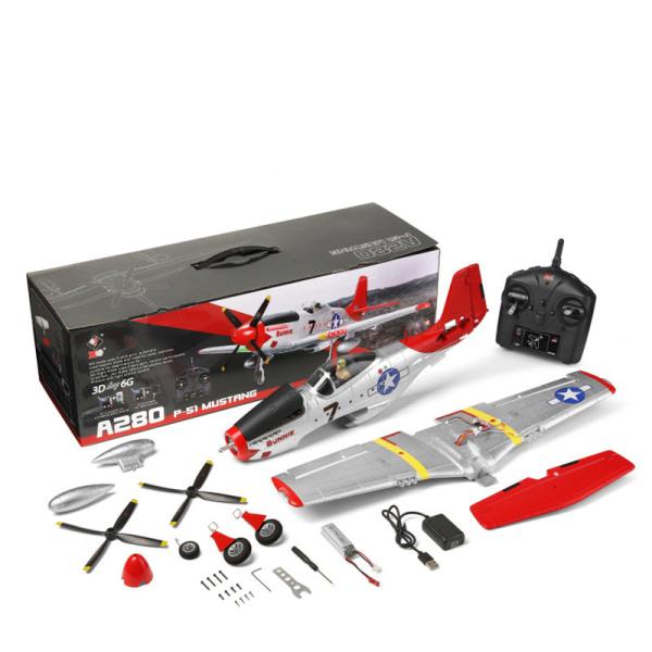 Quality Outdoor Radio Control Aircraft Volantex P51D 400mm 4-CH RTF for Adults and for sale