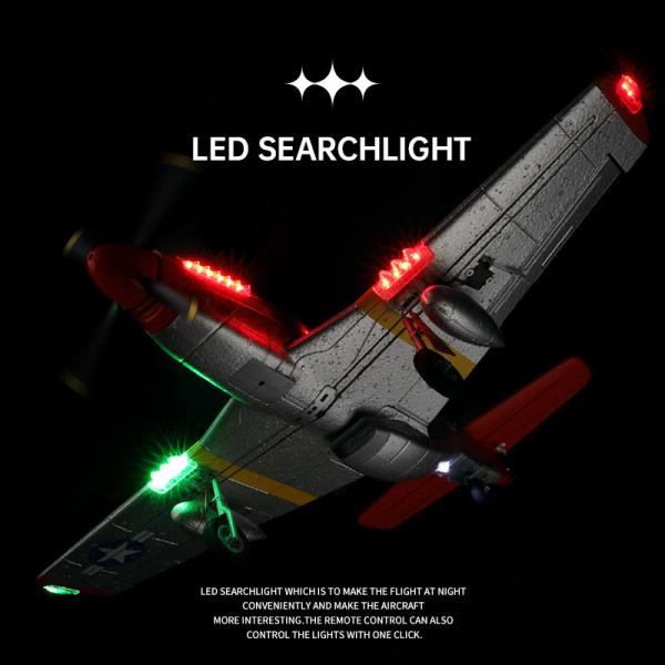 Quality Outdoor Radio Control Aircraft Volantex P51D 400mm 4-CH RTF for Adults and for sale
