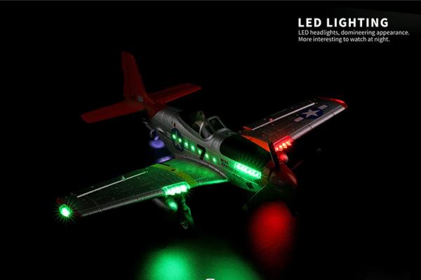 Quality Outdoor Radio Control Aircraft Volantex P51D 400mm 4-CH RTF for Adults and for sale