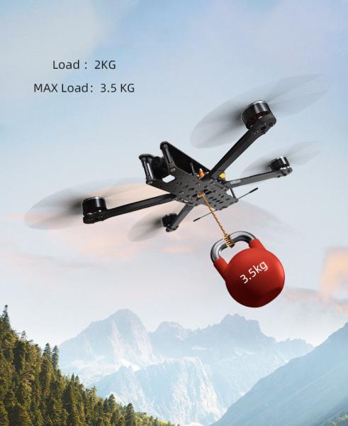 Quality Plastic Material Flh7 7-Inch FPV UAV with Night Vision Camera 3D View Mode LED for sale