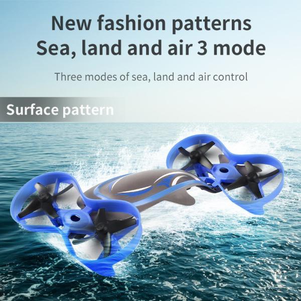 Quality 2.4G Small Toy Drone LH-X70 Marine Land and Air Three-Amphibious Remote Control for sale
