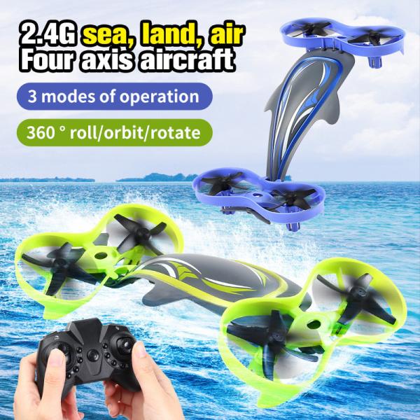 Quality 2.4G Small Toy Drone LH-X70 Marine Land and Air Three-Amphibious Remote Control for sale