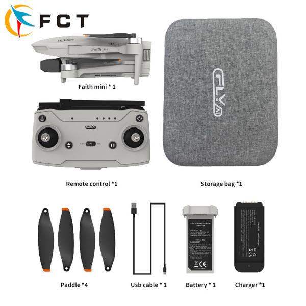 Quality Racing Drones C-fly Faith Mini 3km Control Distance 3-Axis Gimbal 5G WiFi 4K for sale