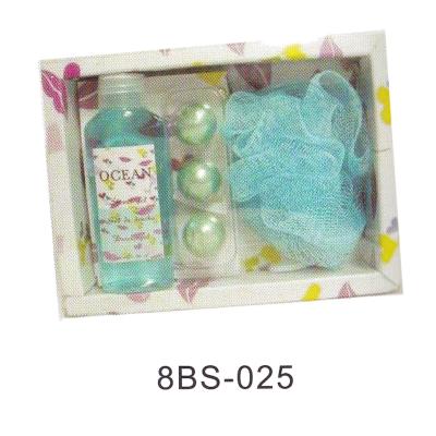 China Mini Ocean Theme Bubble Bath Gift Set , 10g Bath Sponge #8BS-025 for sale