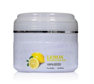 China Nature Effective Blemish Skin Care , Lemon Antioxidant Cream Mask HGMMG-04 for sale