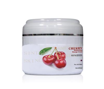 China Herbal 450ML Blemish Skin Care , Cherry Moisturizing Massage Cream HGHM-01 for sale