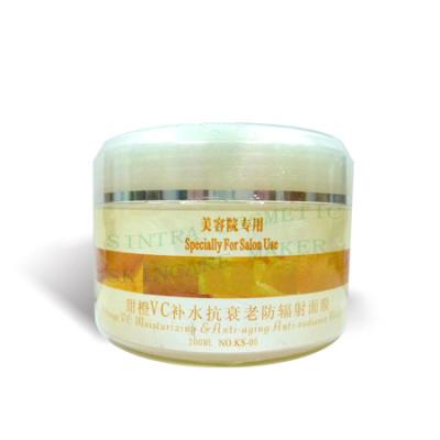 China 200ML Natural Blemish Skin Care , Orange Anti-aging Anti-Radiation Facial Gel Mask KS-05 for sale