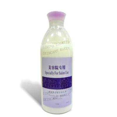China 0.75L Blemish Skin Care , Sensitive Skin Lavender Milk Lotion RM-08 for sale