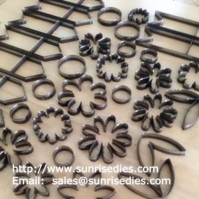 China Saw shaver steel rule dies for paper craft scrapbook, razor shaved blade cutting dies for sale