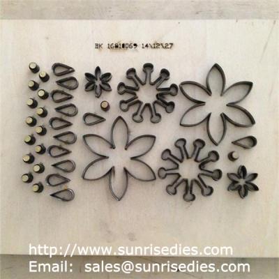 China Snowflake paper-cut steel die for kid scrapbook, China steel rule dies making, for sale