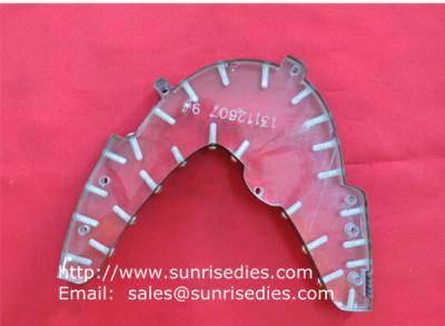 China Transparent steel rule die for garments on acrylic base with sealed screw locked, for sale