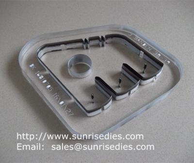China Shoe upper steel rule cutting dies maker, clear steel rule die for shoe upper for sale