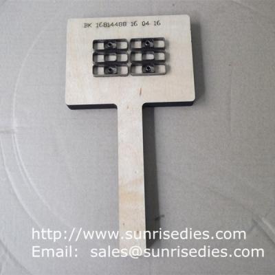 China Shaved blade steel rule cutting dies with clean cutting edge China die factory for sale