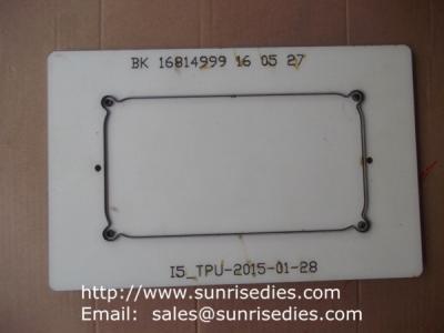 China Plastic base steel blade cutter, steel rule die cutter on plastic substrate for sale