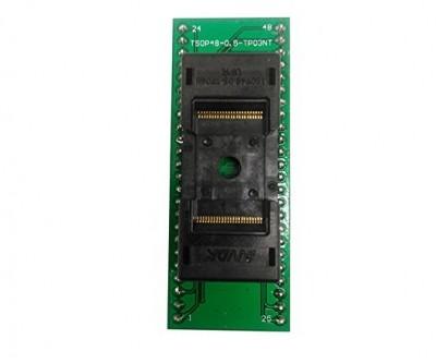 China programmer adapter TSOP48 IC Test Socket 0.5mm 12*20mm TSOP48 Socket Adapter for sale