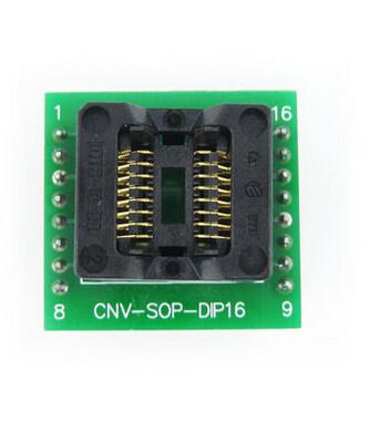 China programmer adapter SOP16 to DIP16 16 pin IC test socket SOIC16 IC adapter for sale