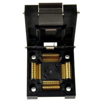 China programmer adapter TQFP100 QFP100 LQFP100 programming adapter 0.5mm 0.65mm QFP100 socket for sale