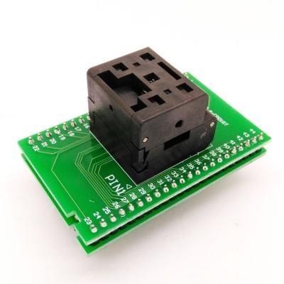 China programmer adapter QFN44 IC test socket 6*6 0.4mm QFN44 Programming adapter for sale
