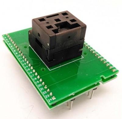China programmer adapter QFN48 IC test socket adapter 7*7 0.5mm QFN48 for sale