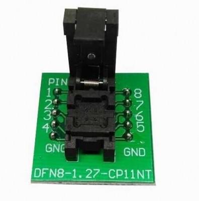 China programmer adapter DFN8 programming adapter 5×6 1.27mm QFN8 socket adapter for sale