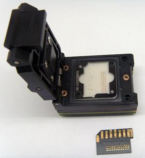China programmer adapter Big / Small SD Card gold point to DIP48 Test SD Memory Card Test Socket for sale