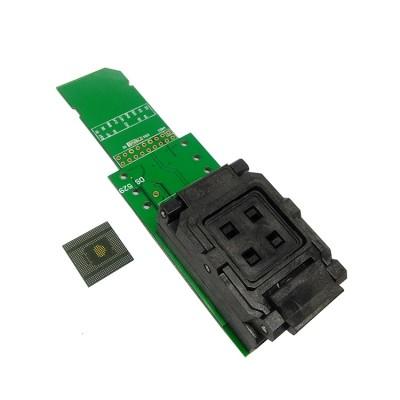 China Test socket eMCP529 programmer adapter samsung Note4 font BGA529 test socket for sale