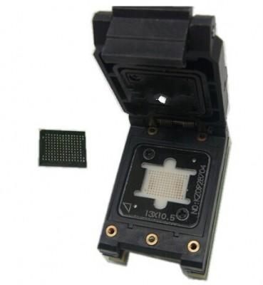 China Test socket BGA137 To DIP48 Test Socket TFBGA137 NAND flash programming adapter for sale