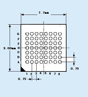 China Test socket BGA79 ic Adapter for wellon programer 1.0mm pitch BGA79 for sale