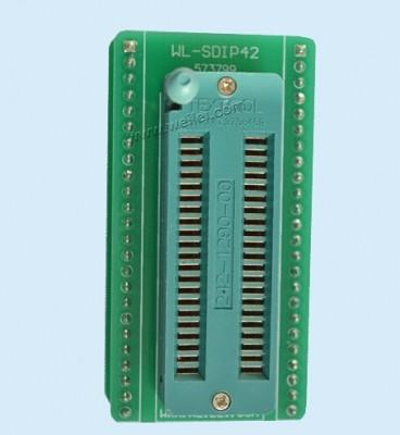 China Test socket universal ZIP42 adapter SDIP42 to DIP42 pin ic socket for sale