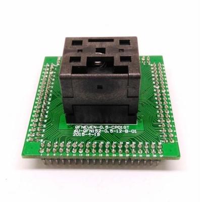China Test socket QFN72 Programming adapter 10*10 0.5mm QFN72 IC test socket for sale