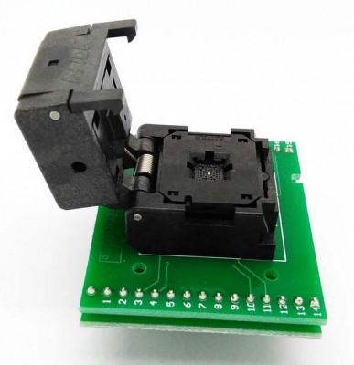 China Test socket QFN28 IC test socket adapter 5*5 0.5mm QFN28 for sale