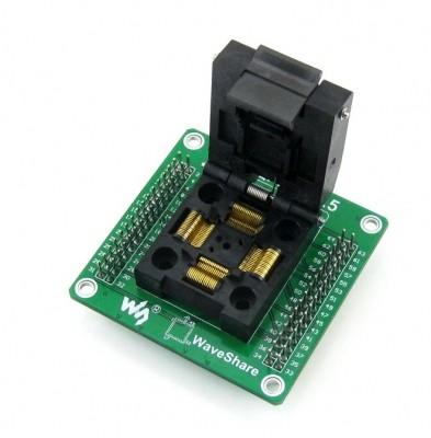 China Test socket 0.5mm LQFP64 PQFP64 TQFP64 QFP64 to DIP64 socket Adapters for sale