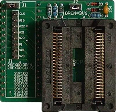 China Test socket Car eprom chip PSOP44 socket for Am29F 28F100-800 for sale