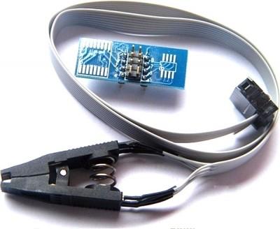 China Test socket SOIC8 SOP8 ic chip online testing clamp ISP DASH for sale