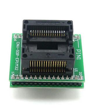 China Test socket 14.12mm SOP32 to DIP32 32 pin ic socket SOIC32 ic adapter for sale