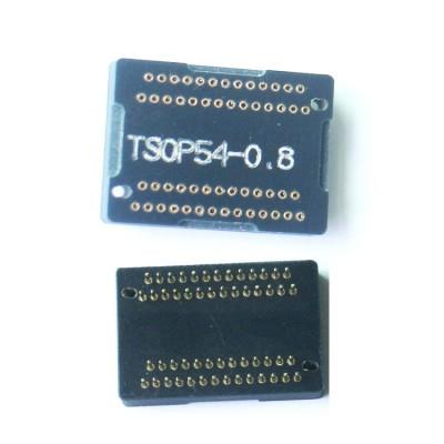 China Test socket TSOP54 adapter receptacle TSOP54 programmer adapter pin board for sale