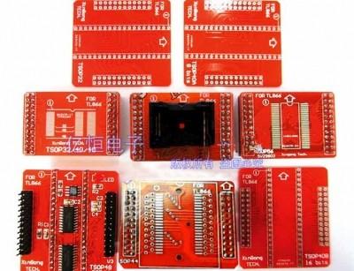 China Test socket 8pcs PSOP44 TSOP40 TSOP56 TSOP48 Socket for TL866CS TL866A for sale