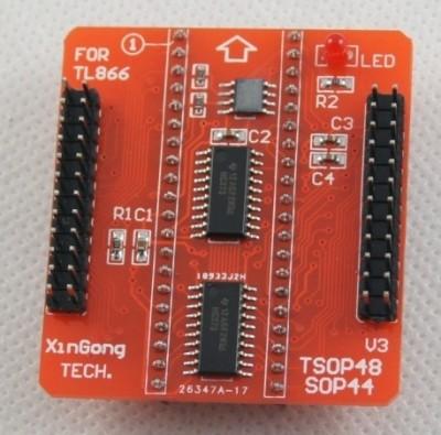 China Test socket TSOP48 SOP44 SOP56 PCB Converter Adapter for TL866CS TL866A for sale
