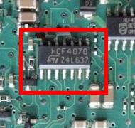 China Brand new HCF4070 Remote control chip Car engine control computer IC for sale