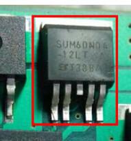 China Brand new SUM60N04-12LT Car transistor IC Auto ECU board transistor for sale