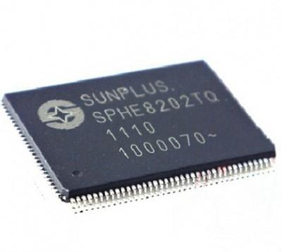 China Brand new SUNPLUS SPHE8202TQ Auto Computer chip Car ECU Audio chip for sale