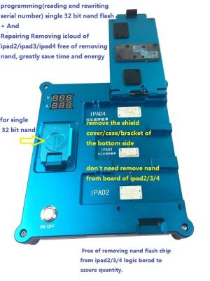 China 32 Bit programmer ipad2 iPad 2 3 4 not remove NAND Flash Machine Repair Mainboard HDD Serial Number SN,iPhone 4S 5 5C m1 for sale