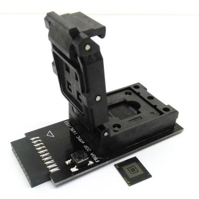 China Brand new eMMC169 eMMC153 to 20pin test socket phone data recovery socket for sale