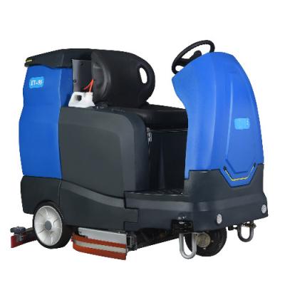 China ET-95\Competitive price multifunction automatic fairly square commercial single electric floor scrubber cleaning machine zu verkaufen
