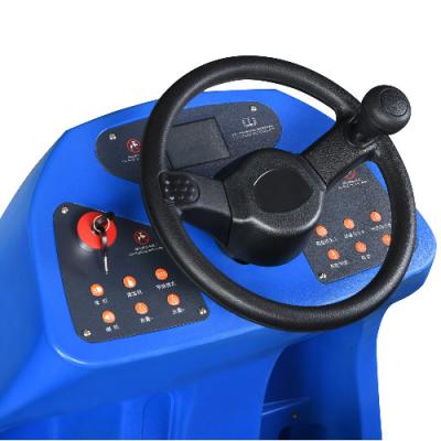 China ET-95\Competitive price multifunction automatic fairly square commercial single electric floor scrubber cleaning machine zu verkaufen